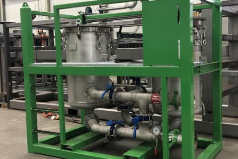 Dutch Filtration dual vessel filter unit: faster, safer, more ergonomic
